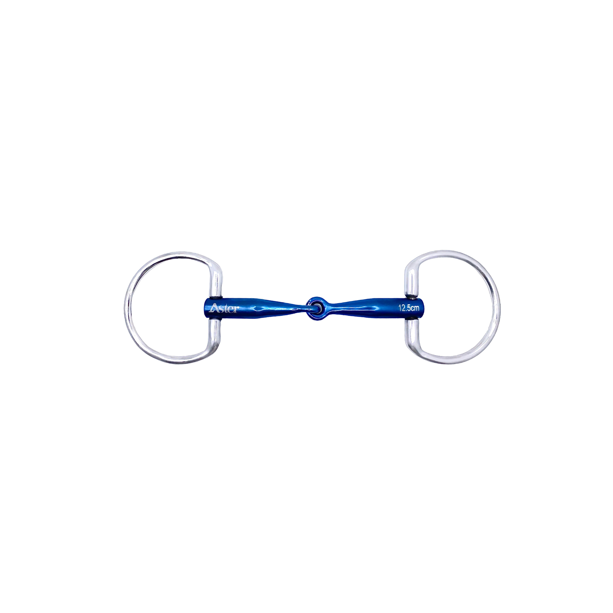 Aster Confidence titanium single jointed lock up snaffle fixed ring
