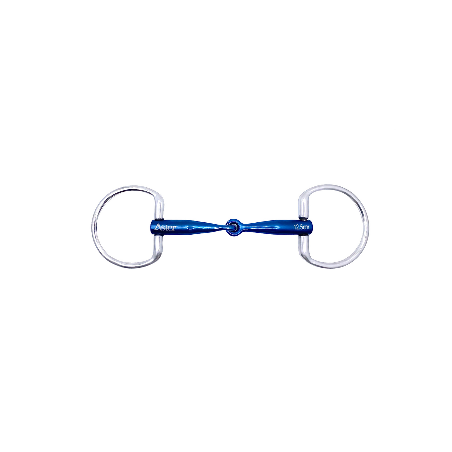 Aster Confidence titanium single jointed lock up snaffle fixed ring ...